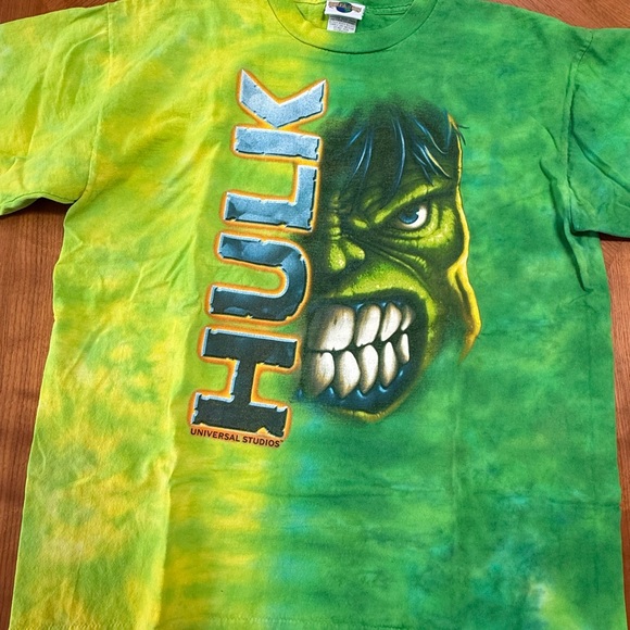 Universal | Shirts | Vintage Universal Marvel Hulk Green Tshirt | Poshmark